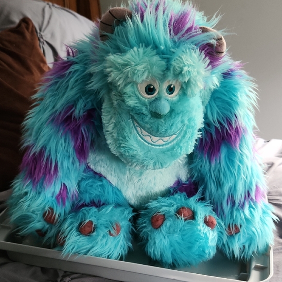 Disney | Toys | Disney Sulley Blue And Purple Plush Stuffed Animal ...